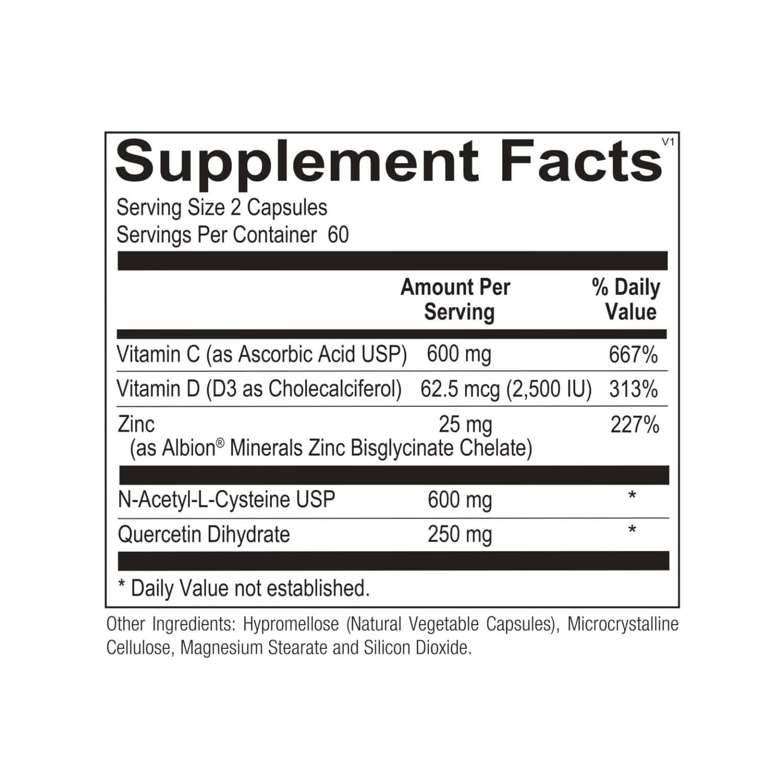 Immune Support Supplement - Immune Support PLUS, 120 capsules | Dr. Doni